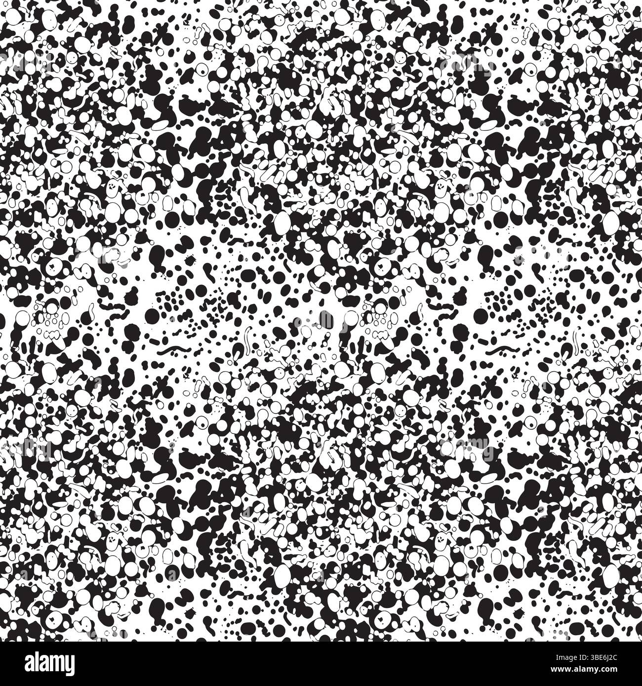 Abstract black and white speckled pattern seamless texture design Stock ...