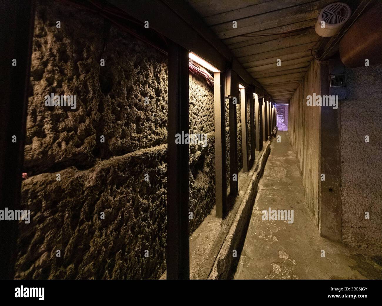 Jerusalem, Israel - October 13, 2017: Western Wall underground Tunnel ...