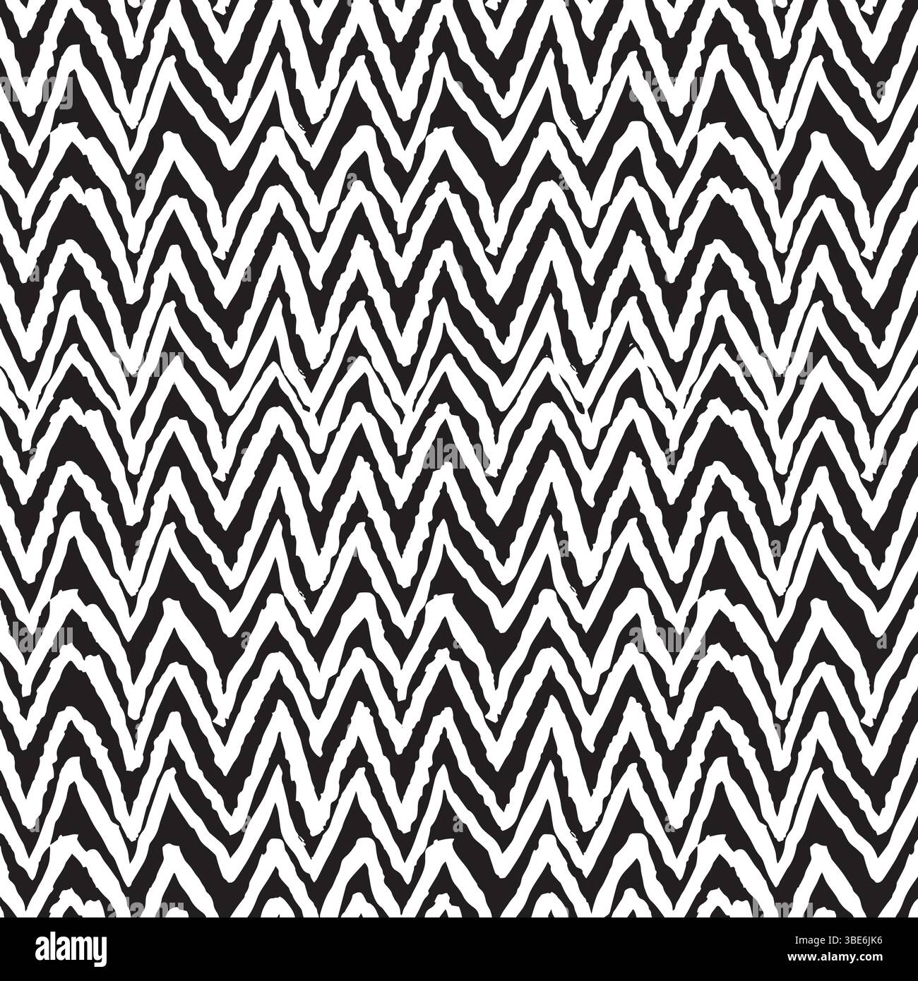 Abstract black and white chevron pattern seamless texture design Stock ...