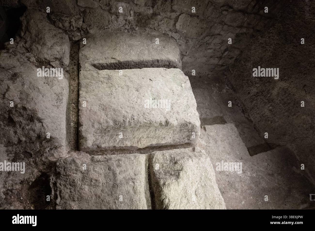 Jerusalem, Israel - October 13, 2017: Western Wall underground Tunnel ...