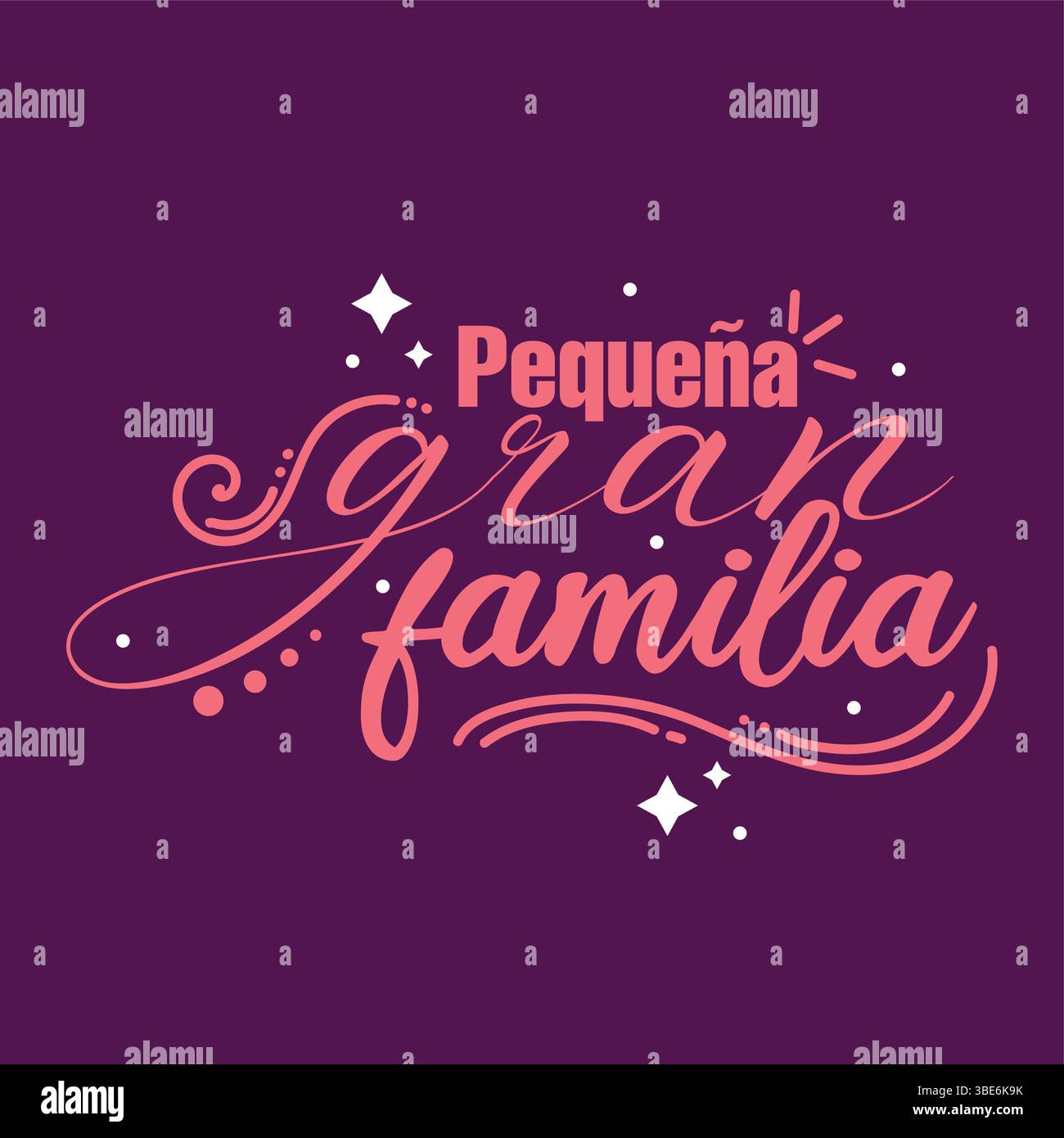 Small big family text. Vector Stock Vector Image & Art - Alamy