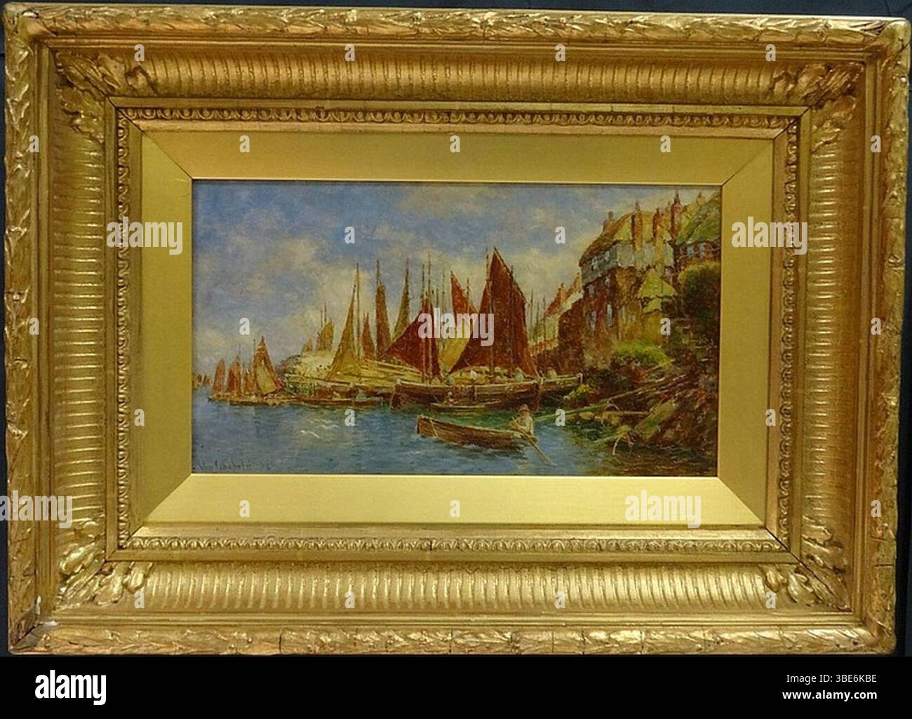 John William Schofield - in period gold frame Stock Photo - Alamy