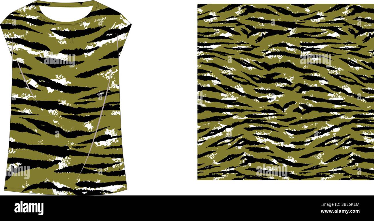 Dress print pattern Stock Vector Images - Alamy