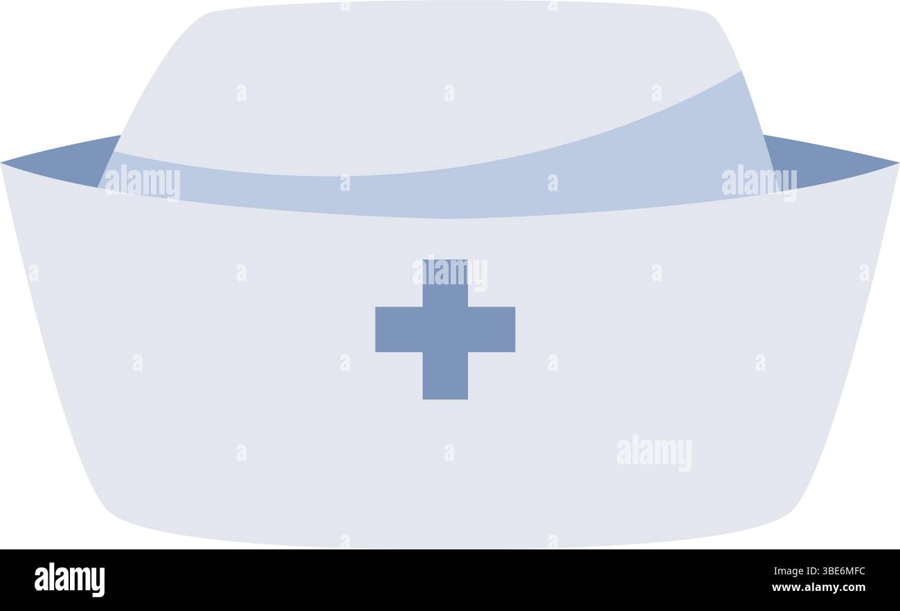 Nurse hat with cross. Vector Stock Vector Image & Art - Alamy