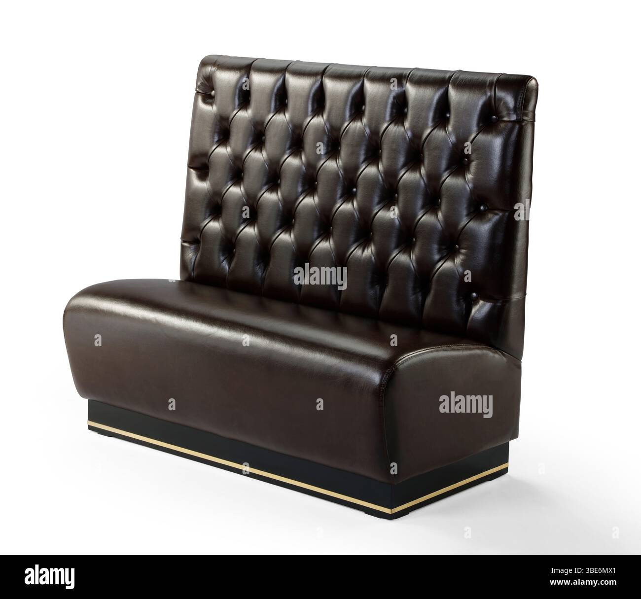 Restaurant sofa isolated on white background Stock Photo - Alamy