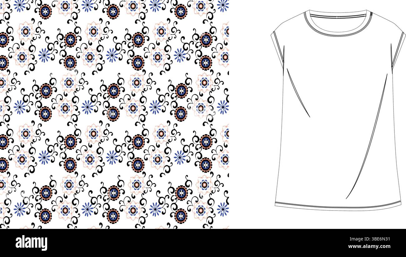 Women shirt drawing Stock Vector Images - Alamy