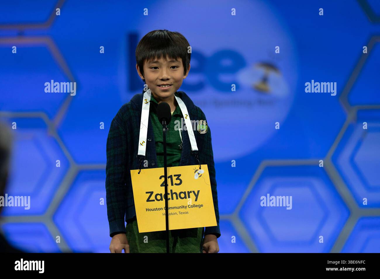 Zachary Ji-Hsien Teoh, 8, of Houston, competes during the first ...