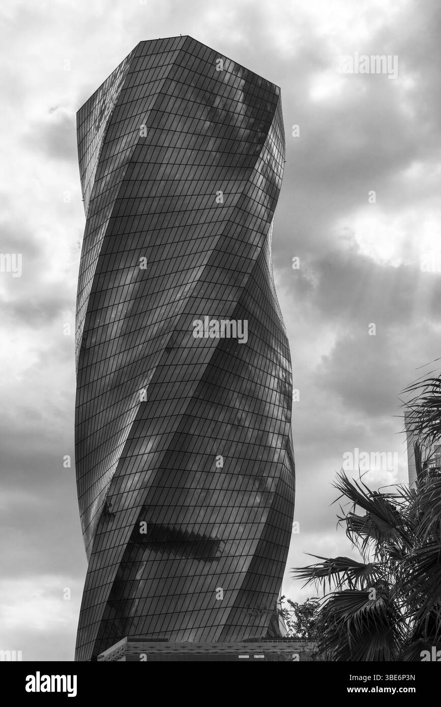 Contemporary design building showcasing Black and White Stock Photos ...