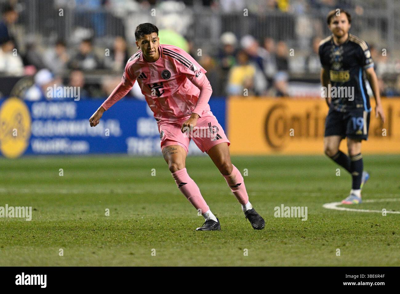 CHESTER, PA - MAY 24: Inter Miami midfielder Tomas Aviles #6 watches ...