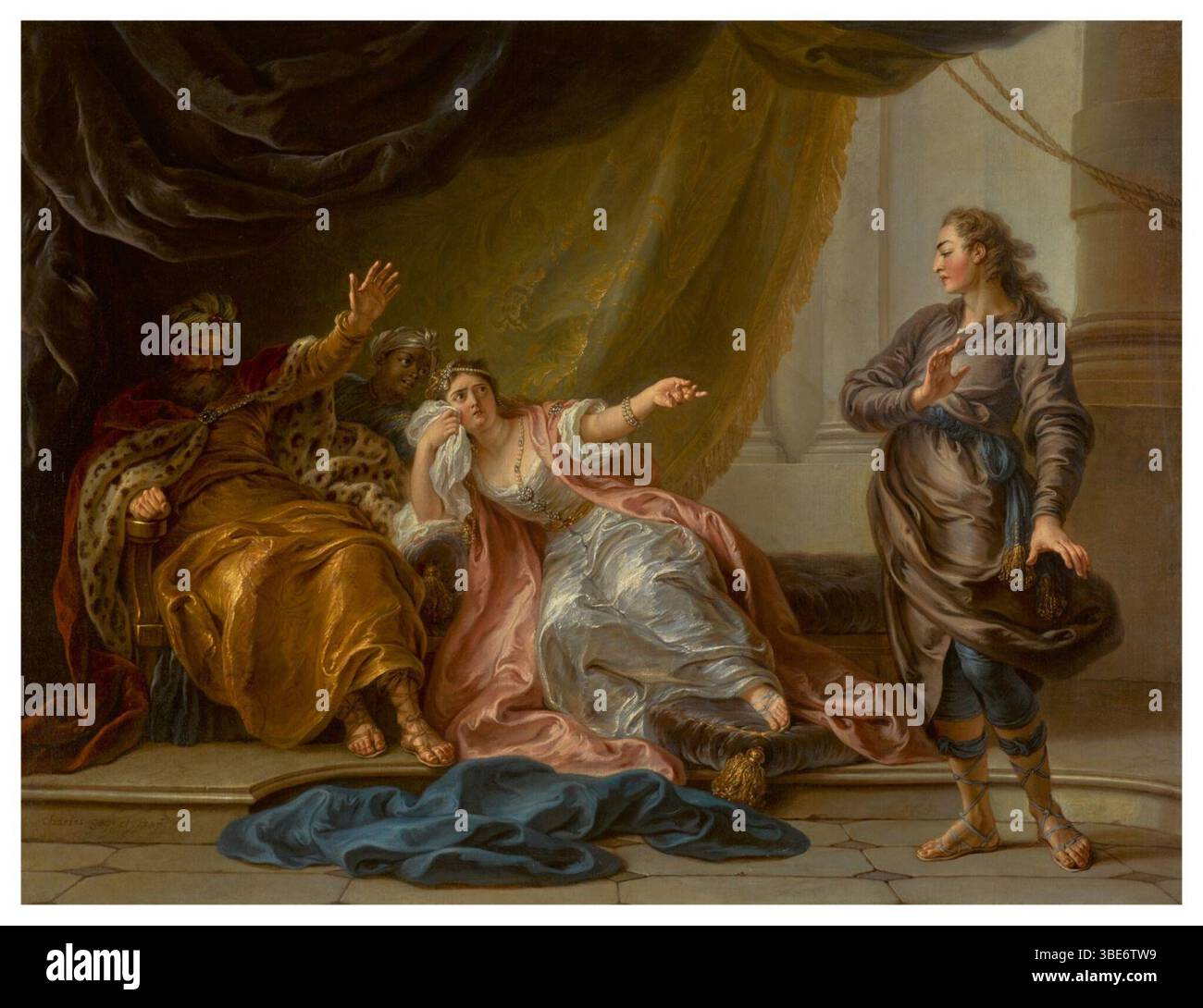 Joseph Accused by Potiphar's Wife Stock Photo - Alamy