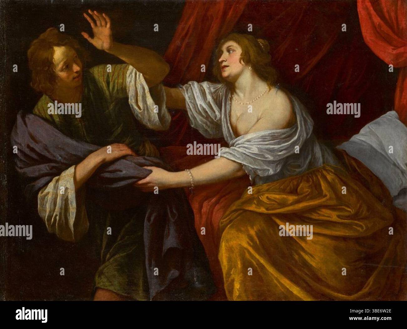 Joseph and Potiphar's wife Stock Photo - Alamy