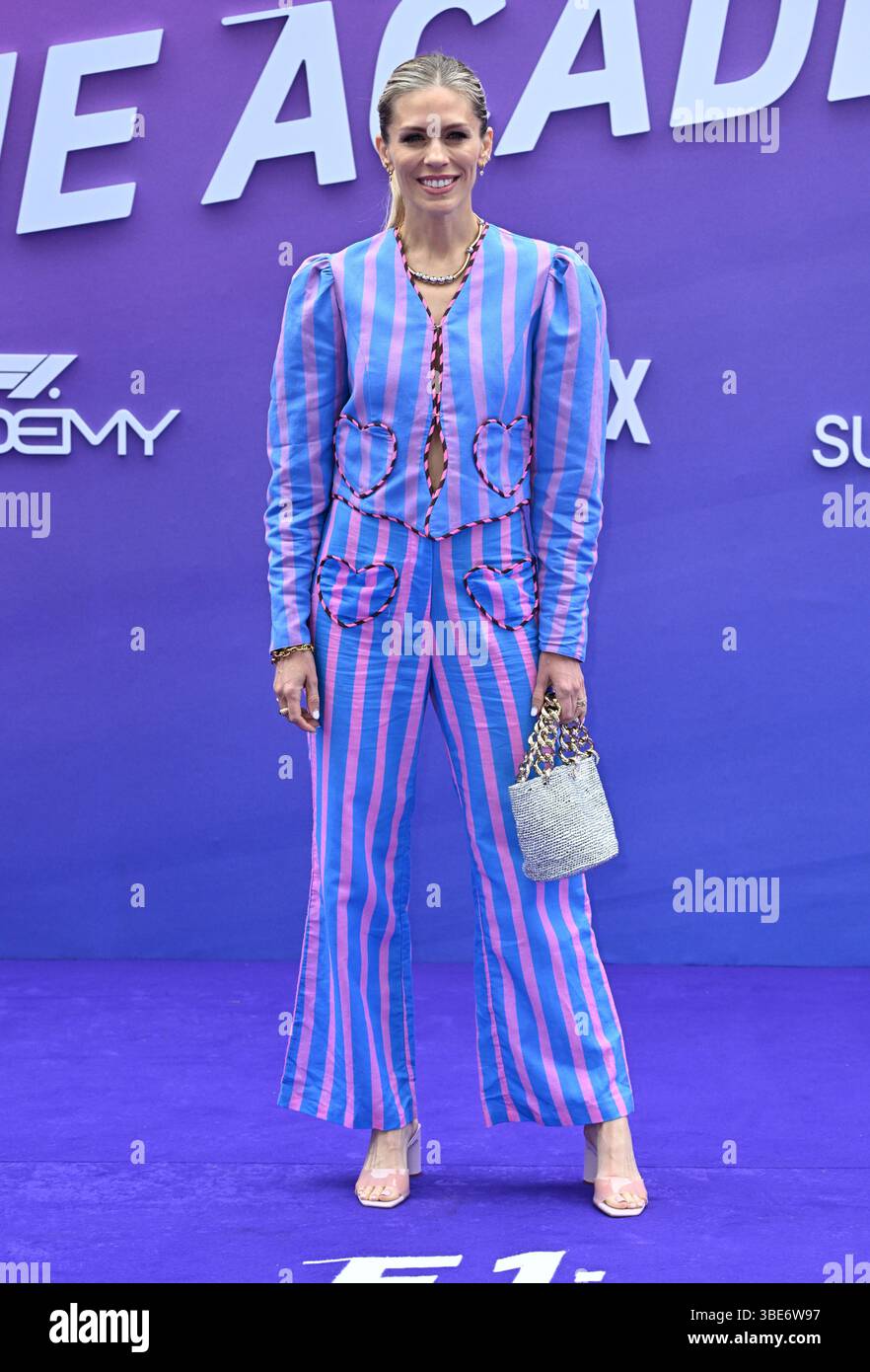 London, UK. May 27th, 2025. Nicki Shields arriving at the F1: The ...