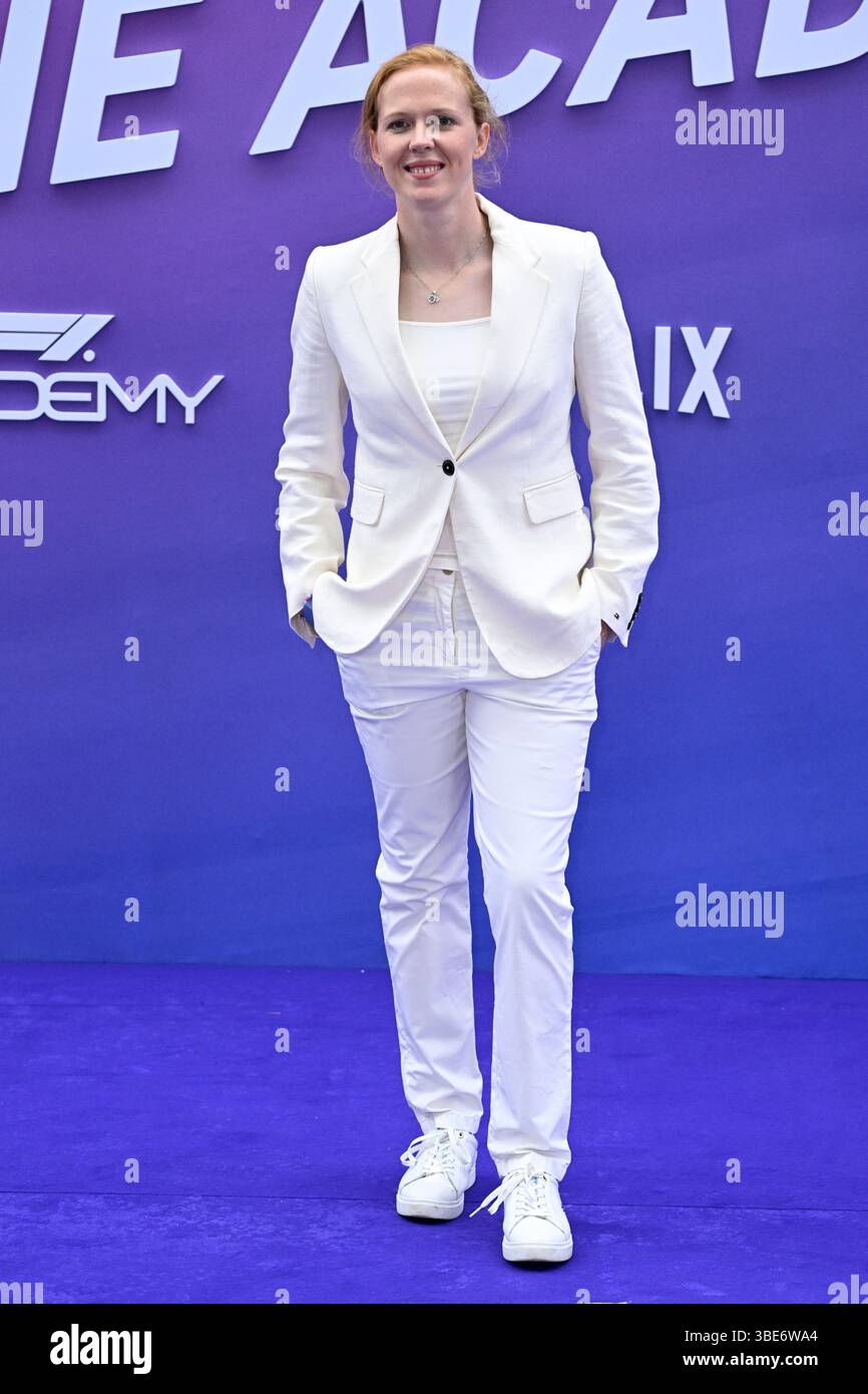 London, UK. May 27th, 2025. Alice Powell arriving at the F1: The ...