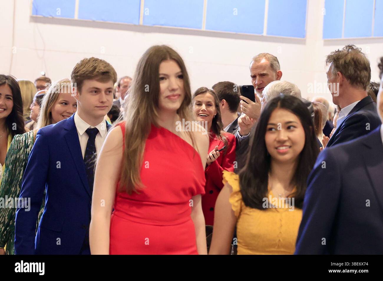 King Felipe VI of Spain, Queen Letizia of Spain, Princess Sofia attends ...