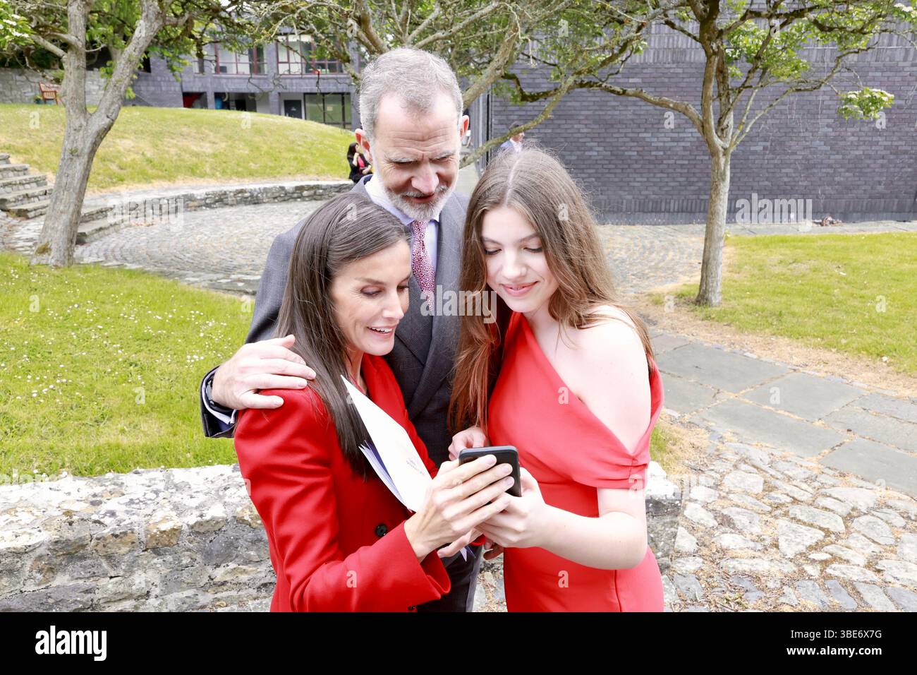 King Felipe VI of Spain, Queen Letizia of Spain, Princess Sofia attends ...