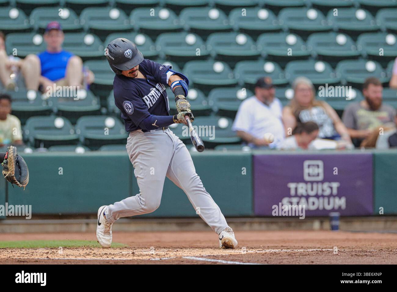 Winston-Salem, NC: Hudson Valley Renegades catcher Tomas Frick (15 ...