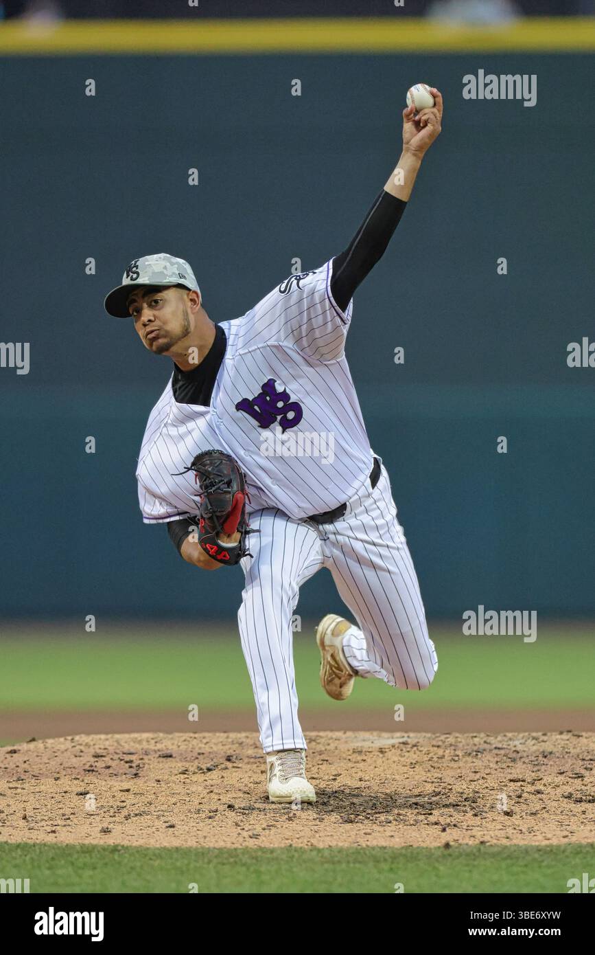 Winston-Salem, NC: Winston-Salem Dash pitcher Frankeli Arias (31 ...