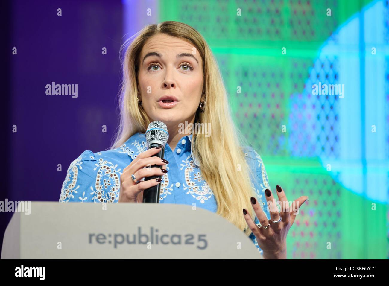Berlin, Germany. 27th May, 2025. Annika Brockschmidt, journalist and ...