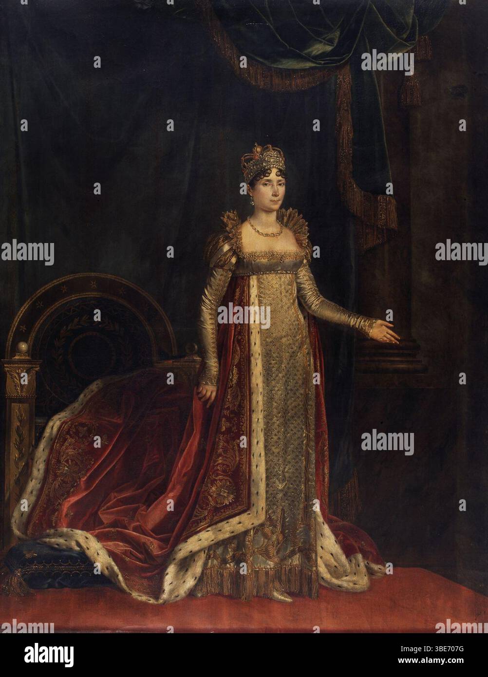 Joseph Paelinck - Portrait of Empress Josephine Stock Photo - Alamy