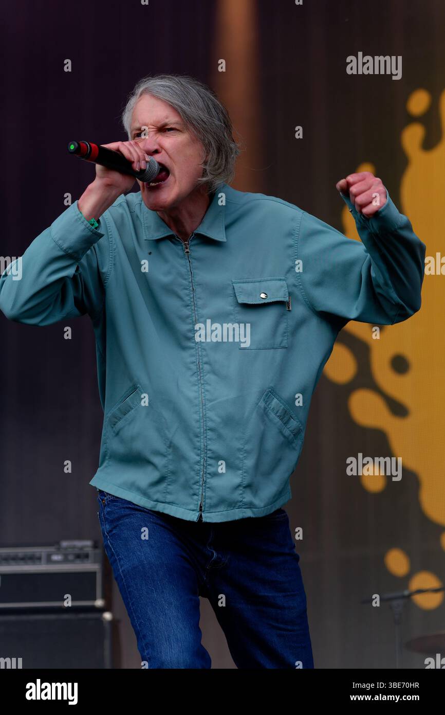 Ned's Atomic Dustbin performing at Bearded Theory Festival, Catton Park ...