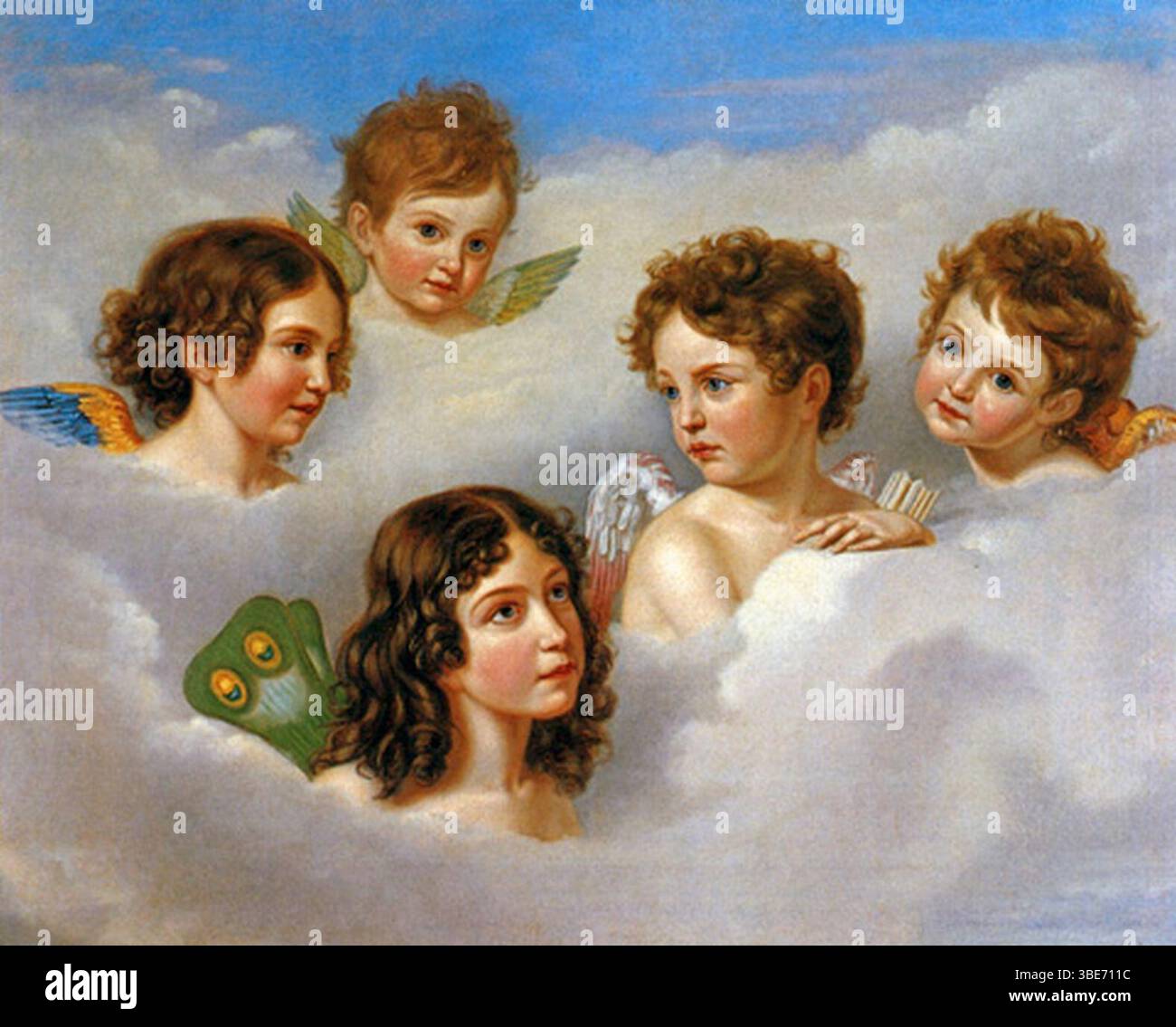 Joseph Stieler - Les cinq enfants aînés d'Auguste Amélie de Bavière et ...