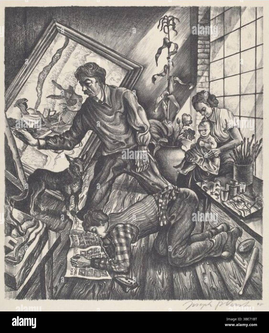 Joseph Vorst - Studio (William Benton), 1940 Stock Photo - Alamy