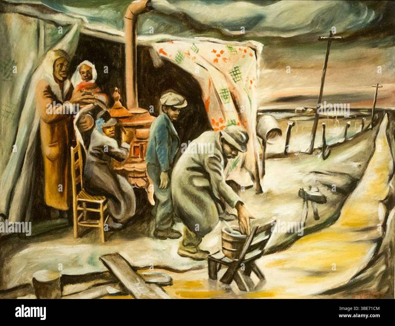 Joseph Vorst - Share Cropper's Revolt Stock Photo - Alamy