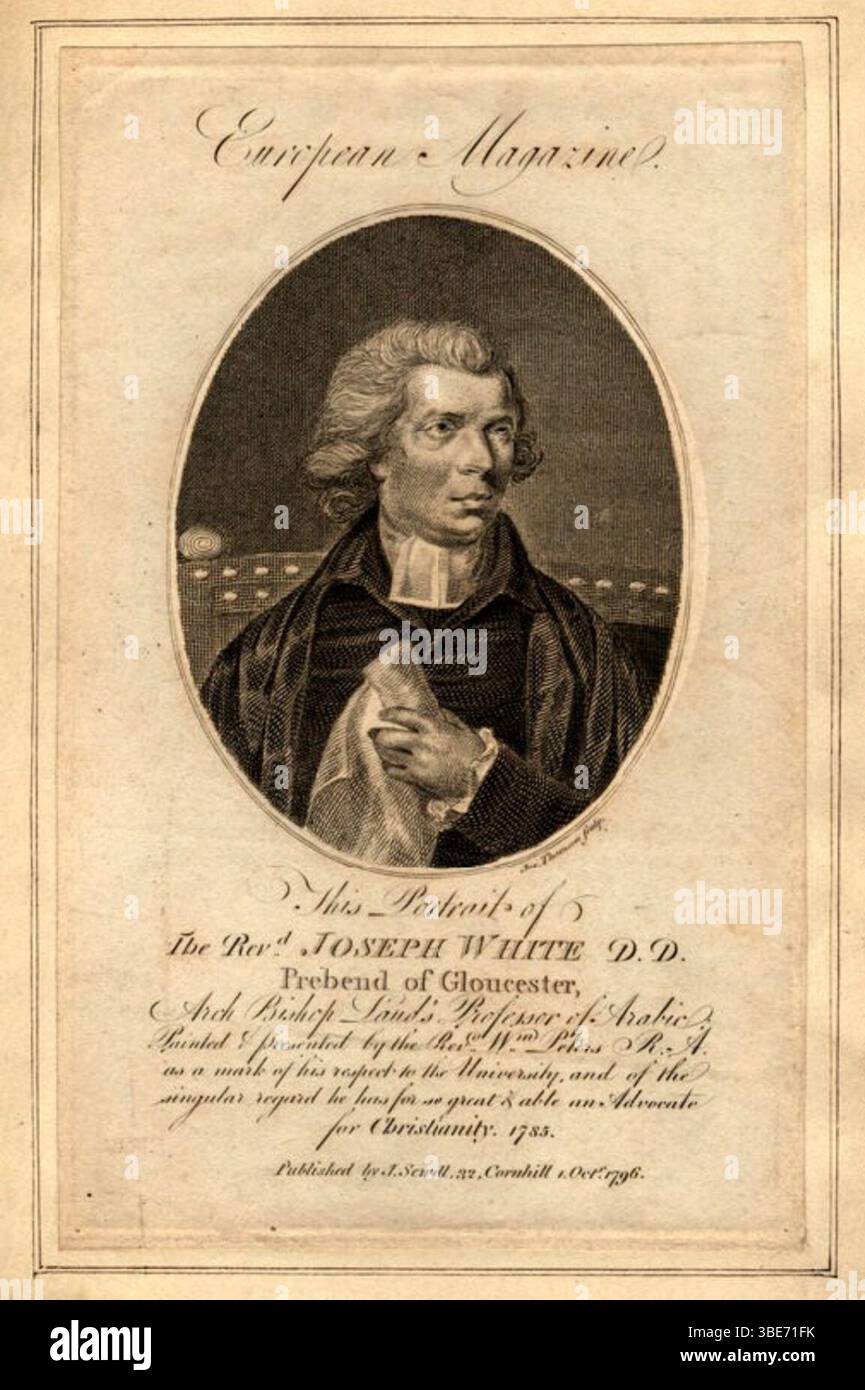 Joseph White (1745-1814 Stock Photo - Alamy