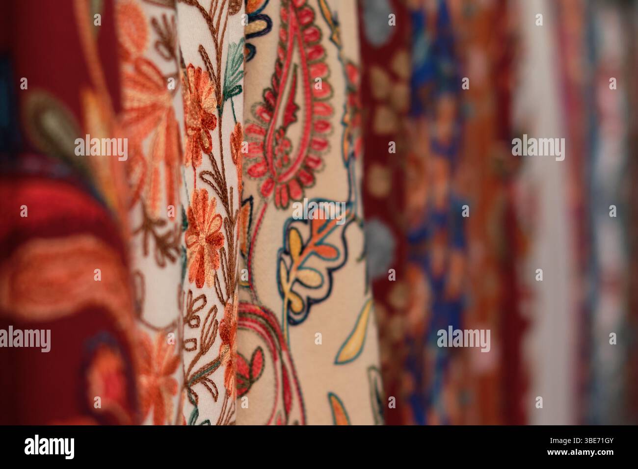 Embroidery pattern close up hi-res stock photography and images - Alamy