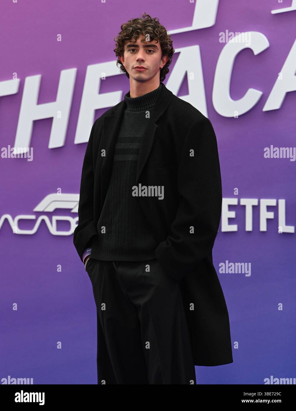 LONDON, UK. 27th May, 2025. Josh Hewitt at F1: The Academy London ...