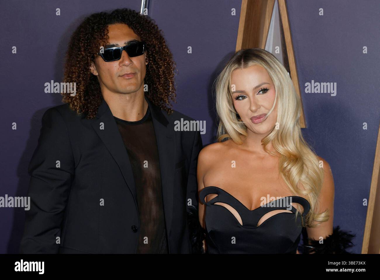 Las Vegas, USA. 26, May, 2025. Pictured left to right, Makoa Kaleiki Ho ...