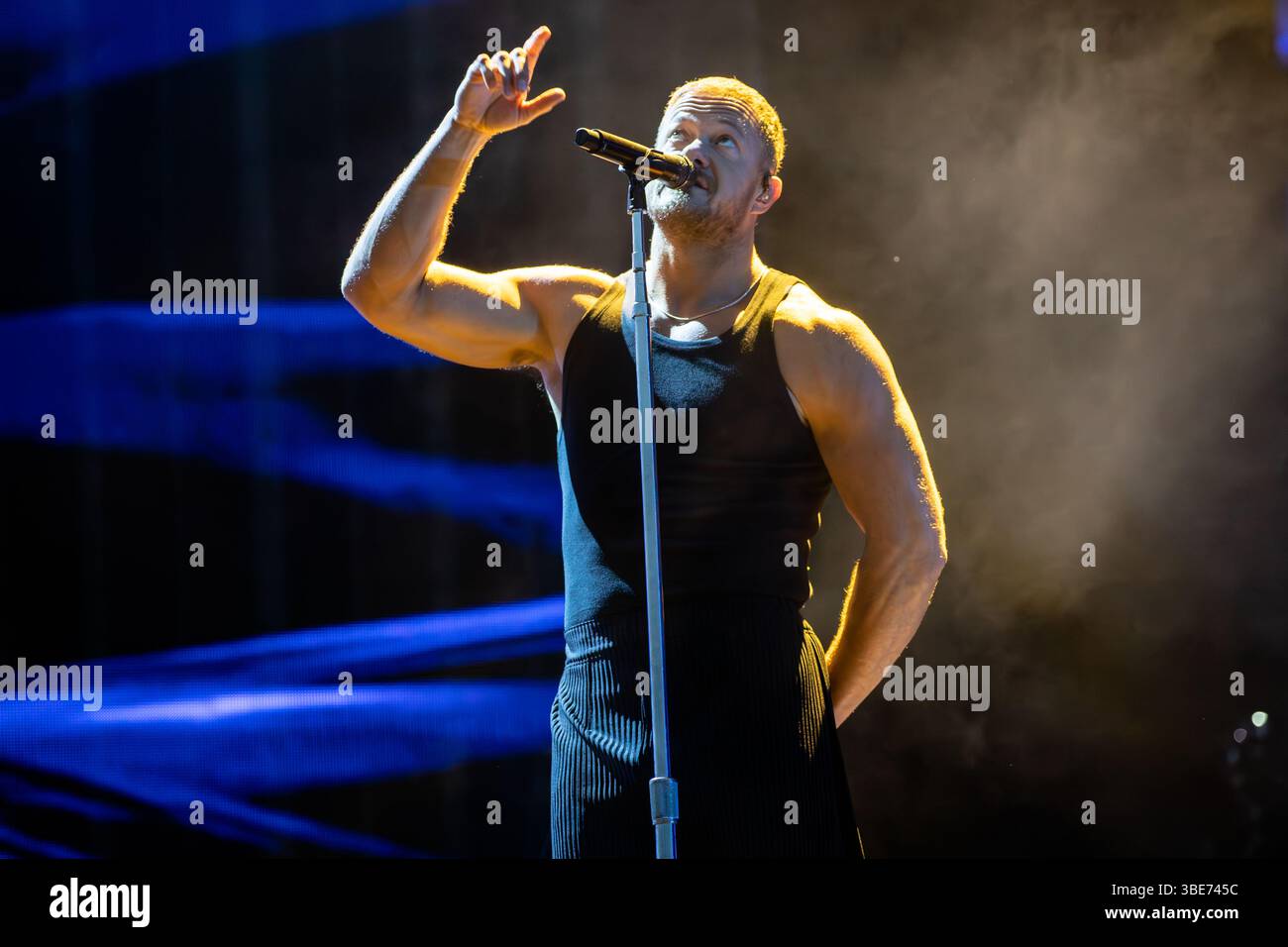 Milan Italy. 27th may 2025. The American band IMAGINE DRAGONS performs ...