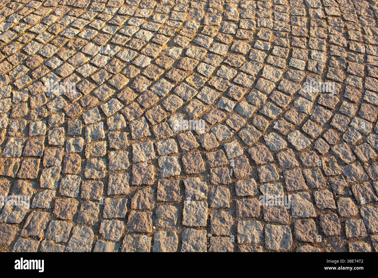 Stone cubes with concrete on the ground. Flat lay Stock Photo - Alamy