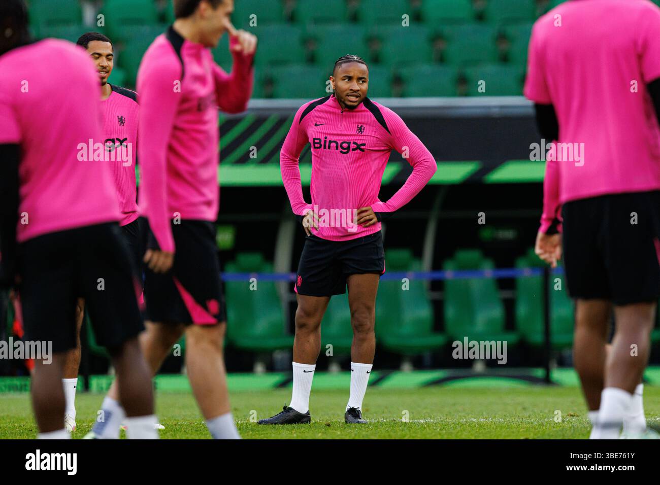 Wroclaw, Poland. 27th May, 2025. Christopher Nkunku seen during ...