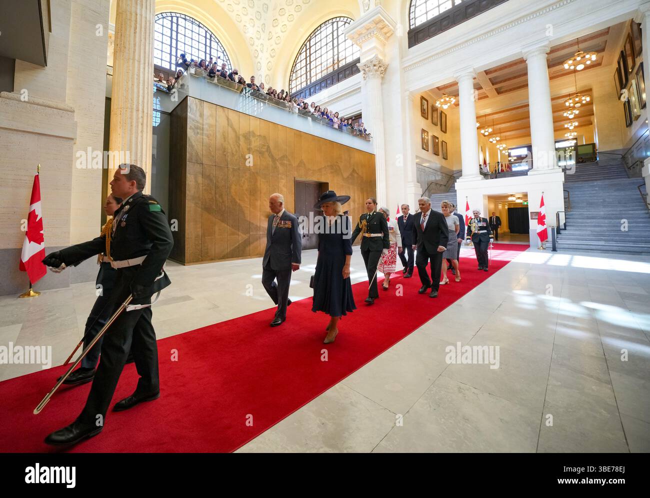 Ottawa, Canada. 27th May, 2025. King Charles and Queen Camilla walk in ...