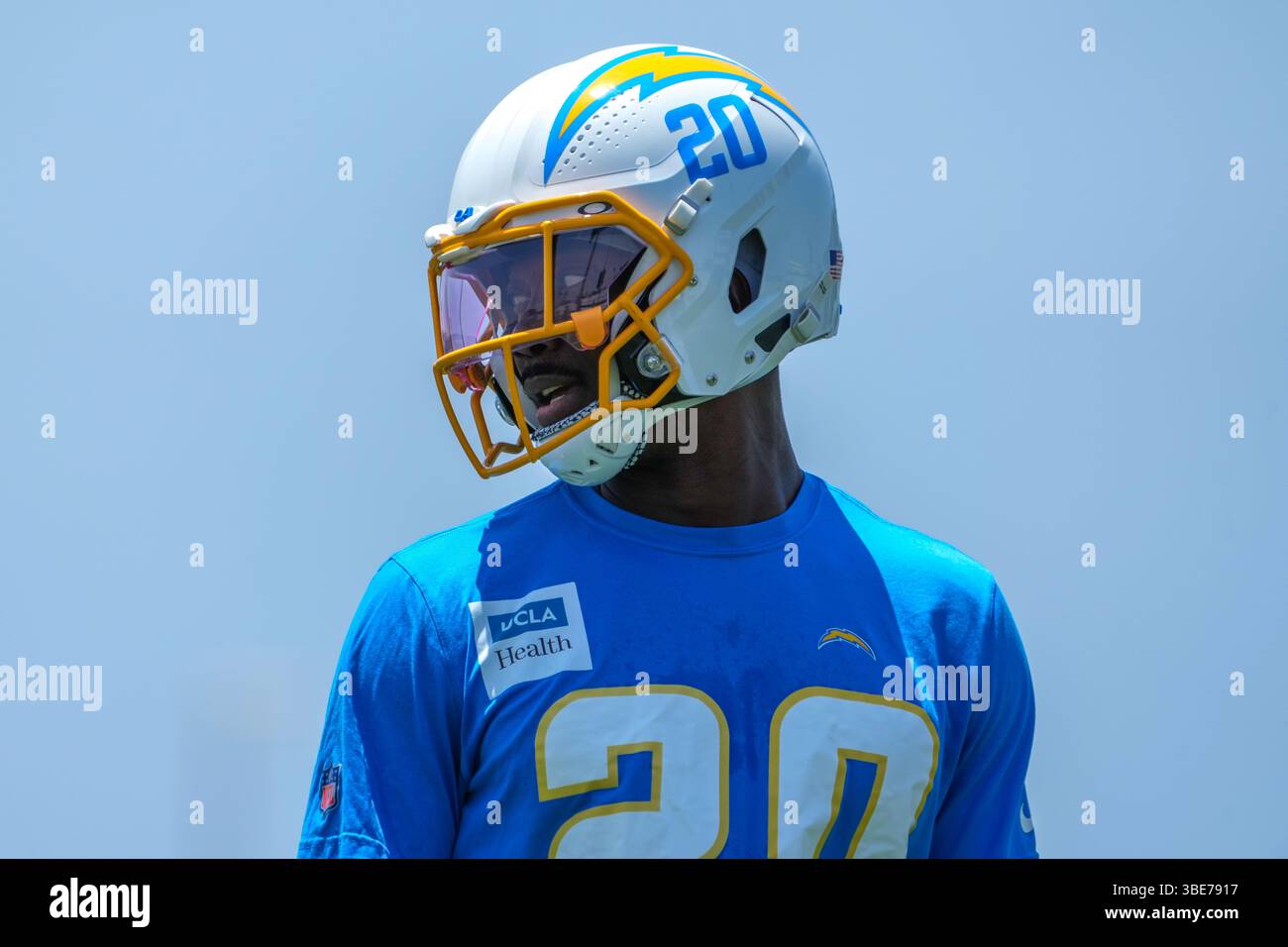 Los Angeles Chargers cornerback Cam Hart (20) during organized team ...