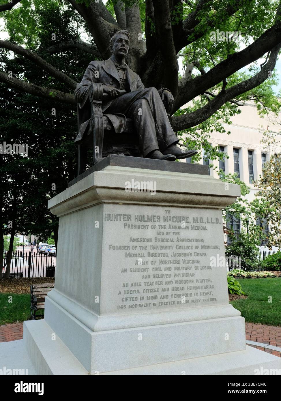 Hunter Holmes McGuire (1835-1900) monument in Richmond, Virginia ...