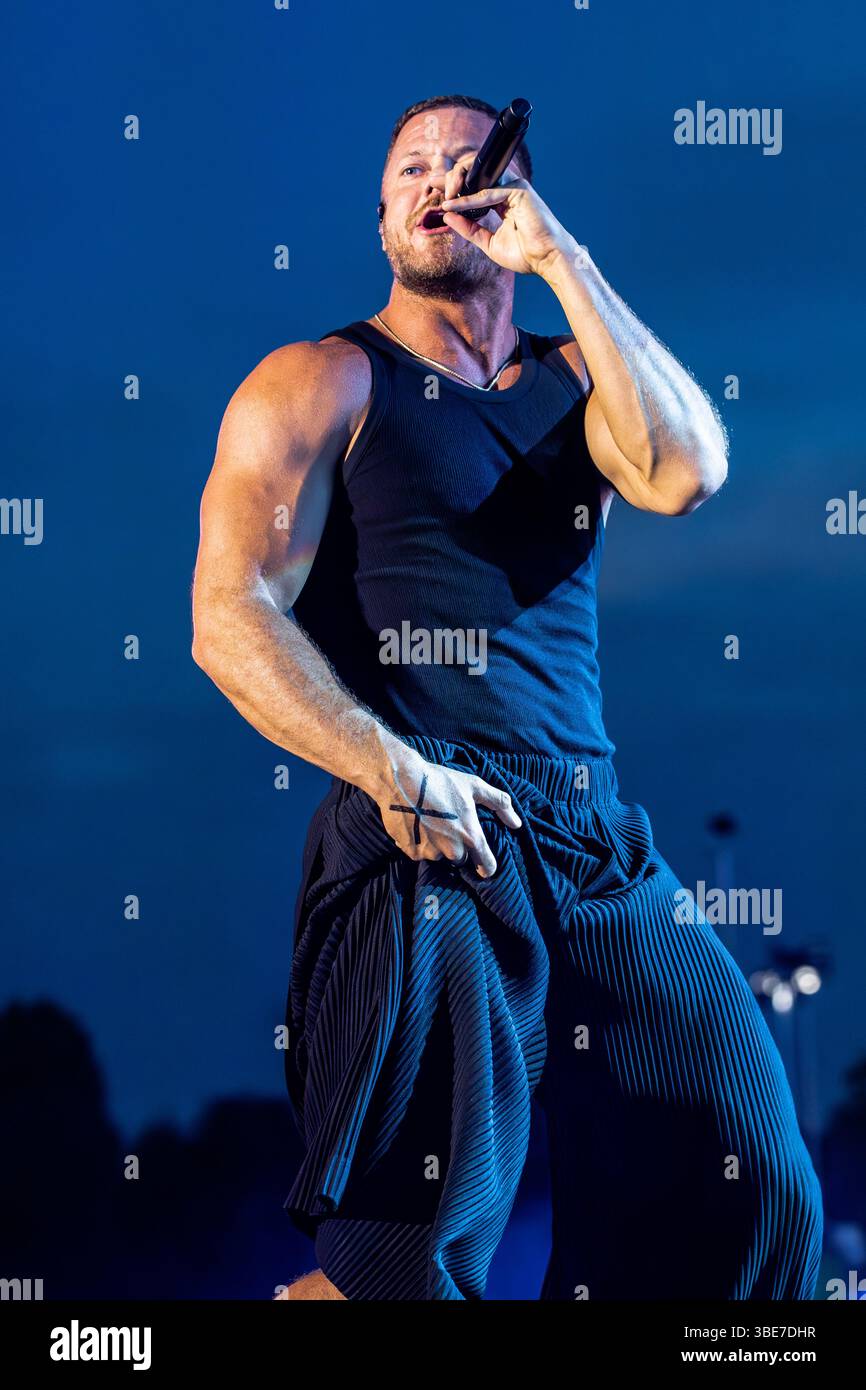 Milan Italy. 27th may 2025. The American band IMAGINE DRAGONS performs ...