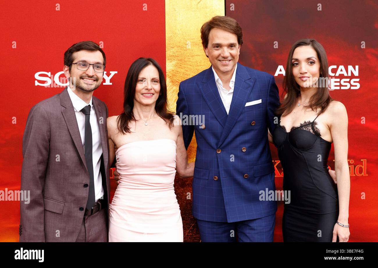 New York, United States. 27th May, 2025. Ralph Macchio and family ...