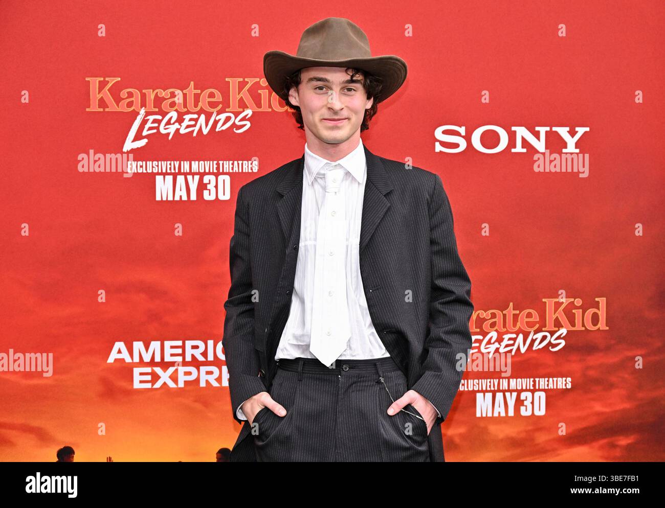 Wyatt Oleff attends the world premiere of "Karate Kid: Legends" at the ...