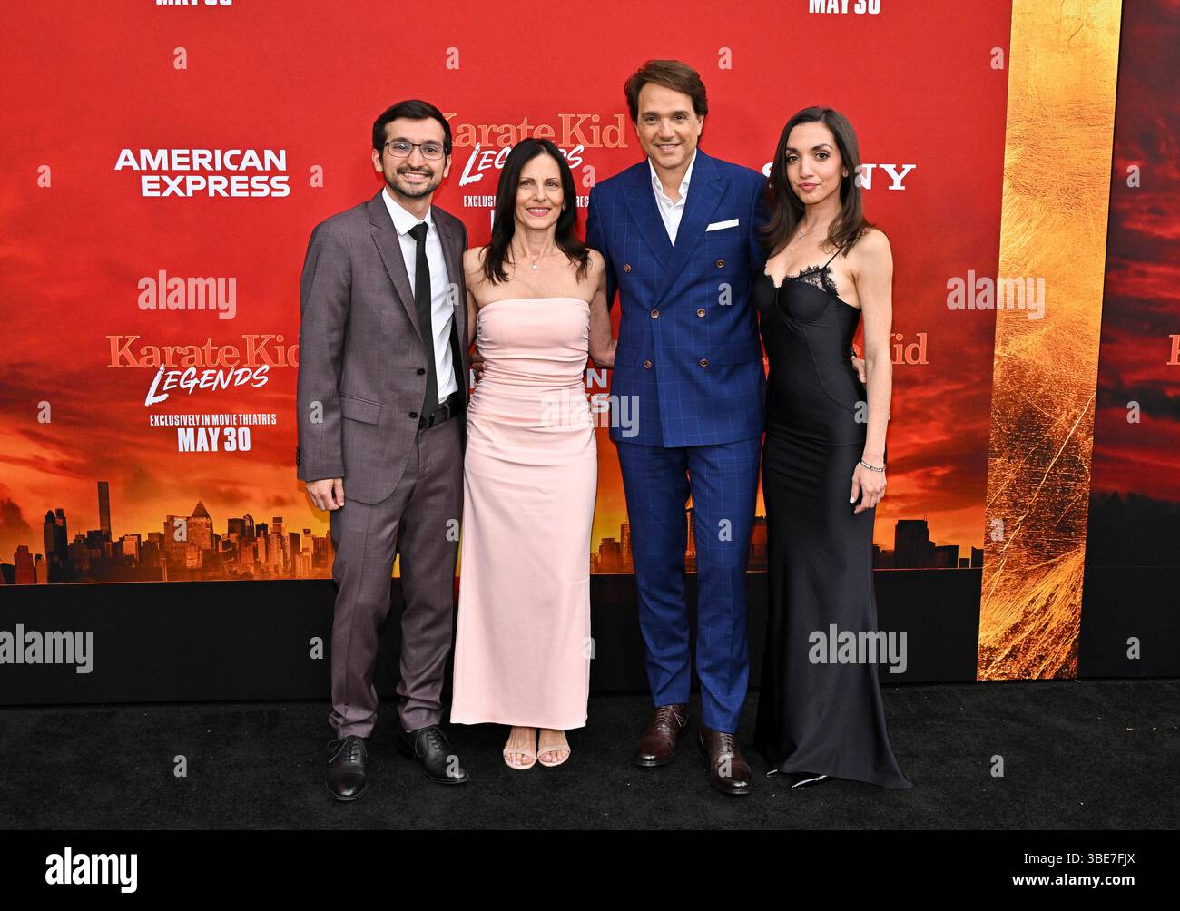 Daniel Macchio, left, Phyllis Macchio, Ralph Macchio and Julia Macchio ...