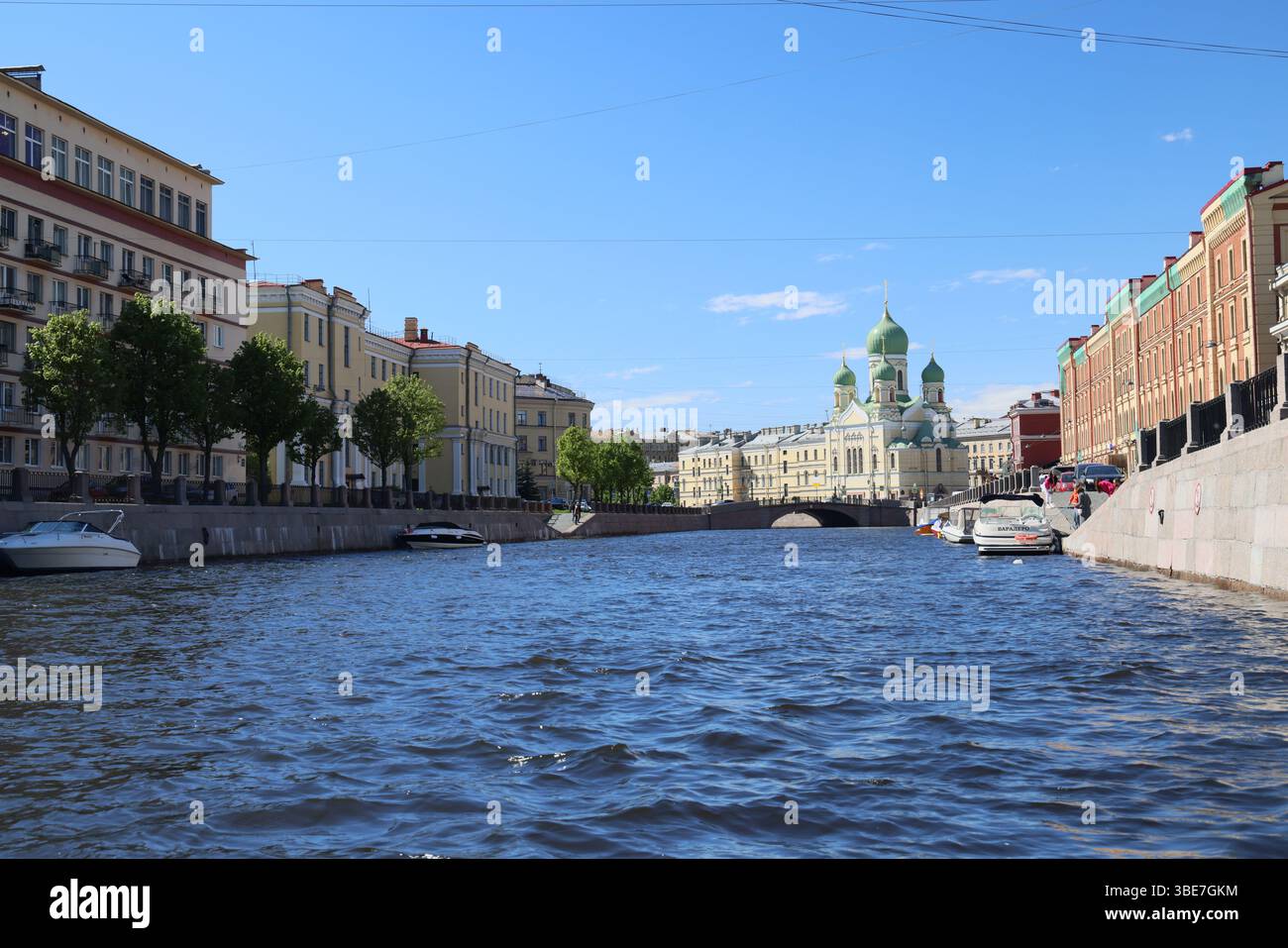 A beautiful and picturesque view of the canal featuring historic ...