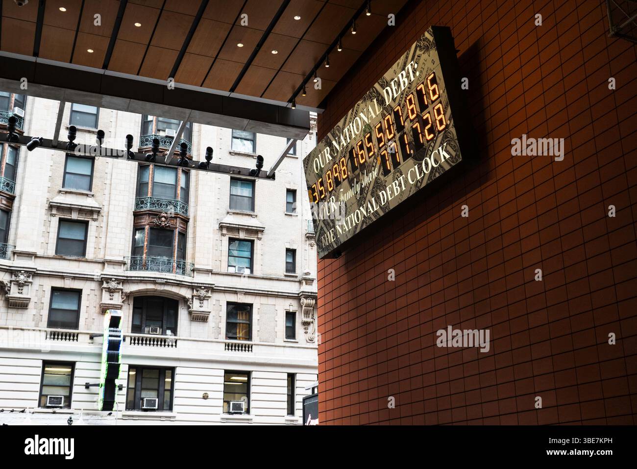 National Debt Clock, Times Square, NYC, USA 2025 Stock Photo - Alamy