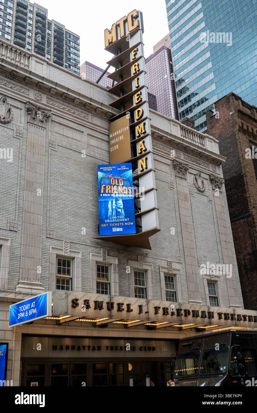 Samuel J Friedman Theatre, Home of Manhattan Theatre Club, Times Square ...