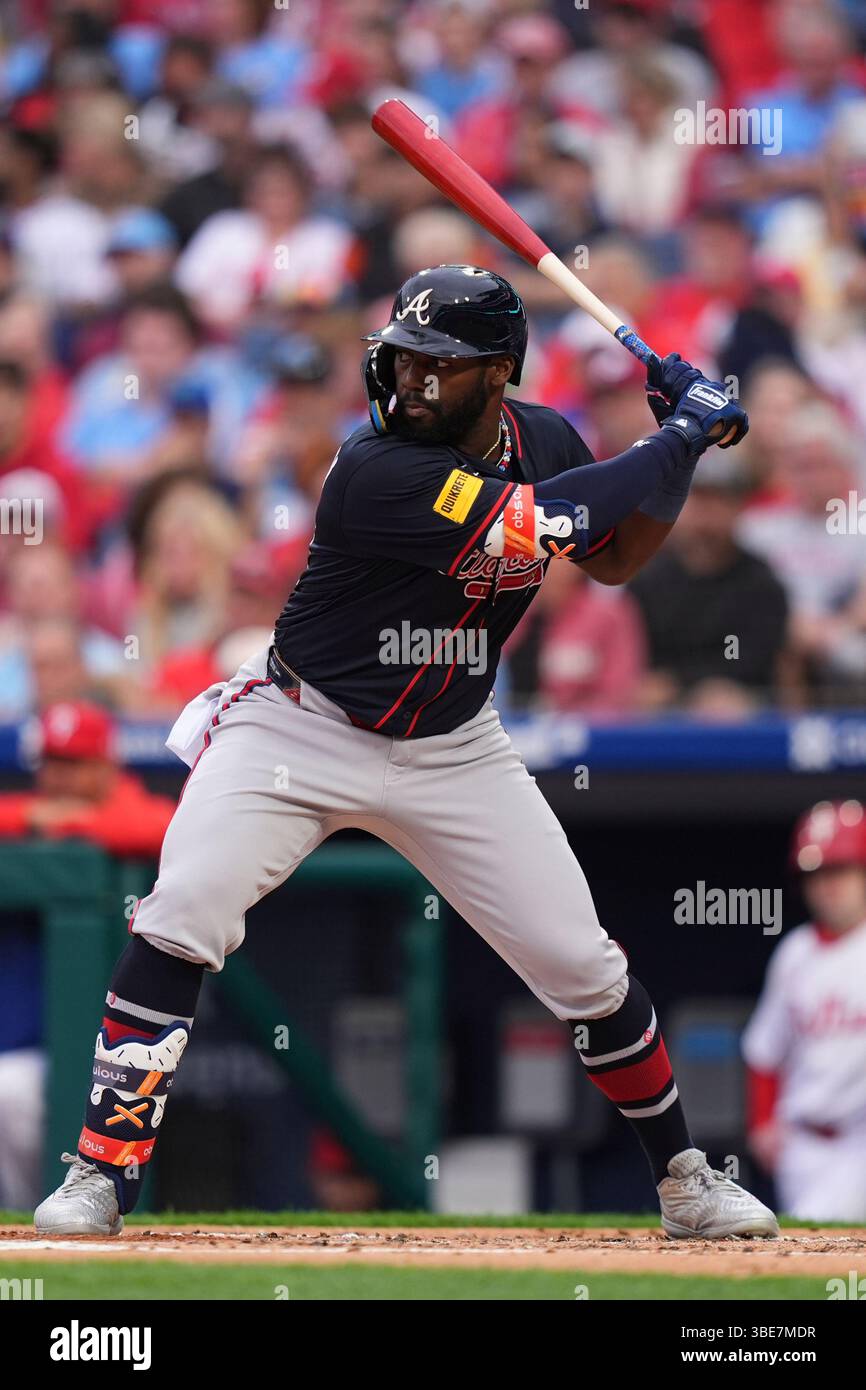 Atlanta Braves' Michael Harris II plays during a baseball game Tuesday ...