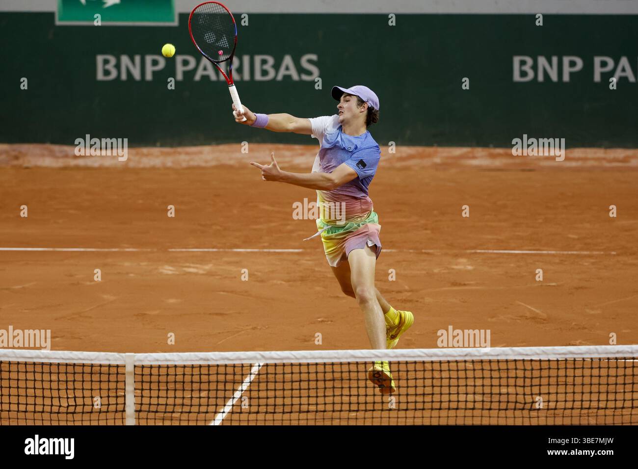 Joao Fonseca of Brazil during day 3 of Roland-Garros 2025, French Open, Grand Slam tennis ...