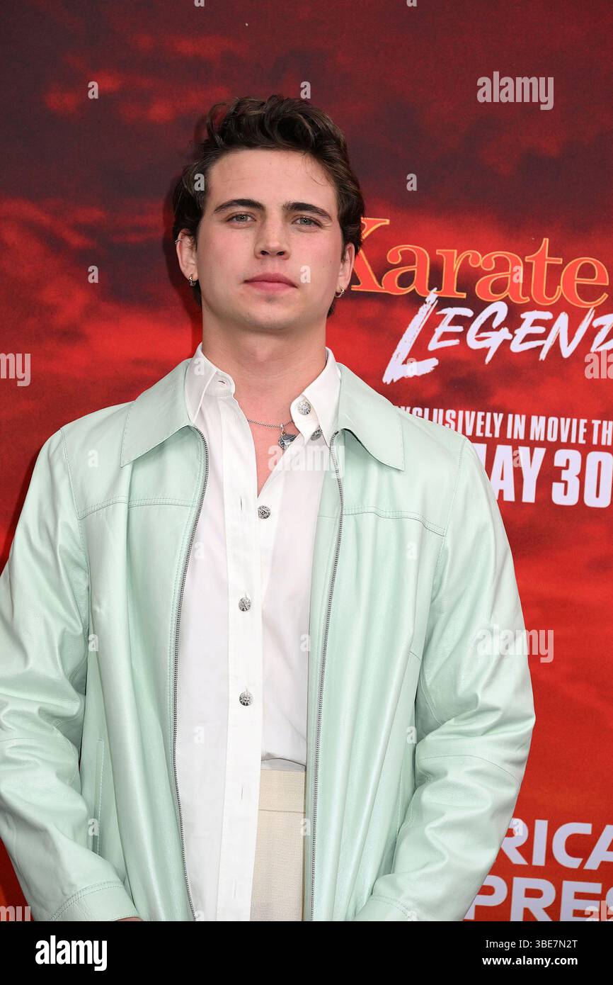 Tanner Buchanan attends the World Premiere of "Karate Kid: Legends" on May 27th, 2025 at SVA ...