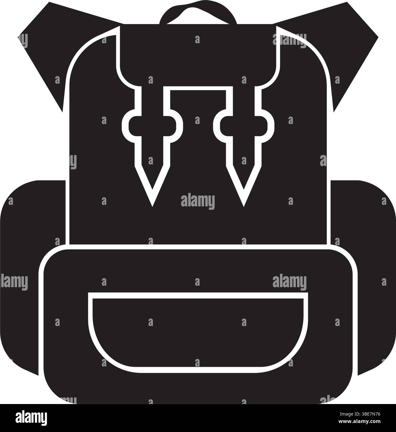 Backpack Element icon Illustration Symbol Design Stock Vector Image ...