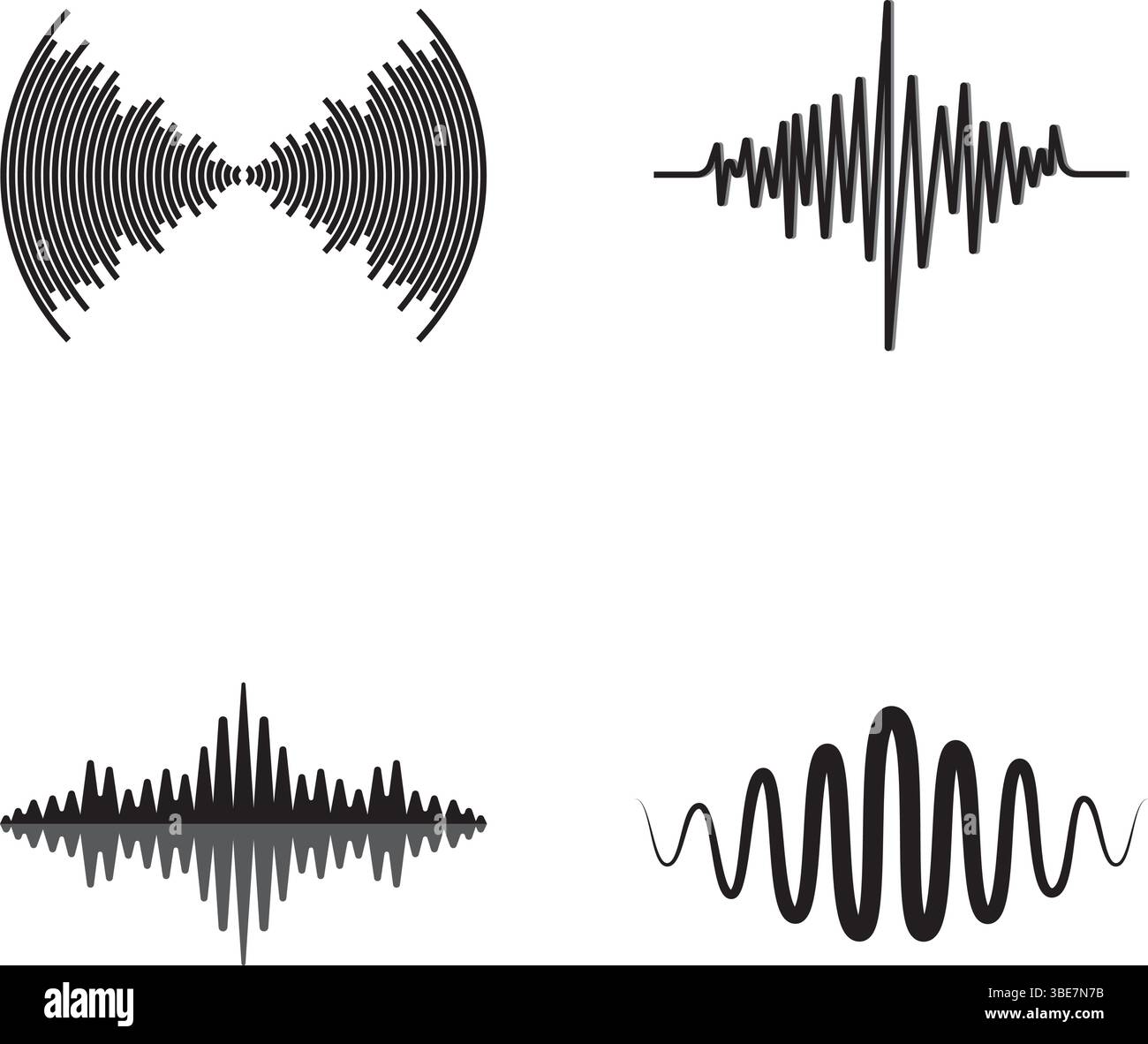 Sound wave icon stock illustration. Signal illustration and logo Stock ...