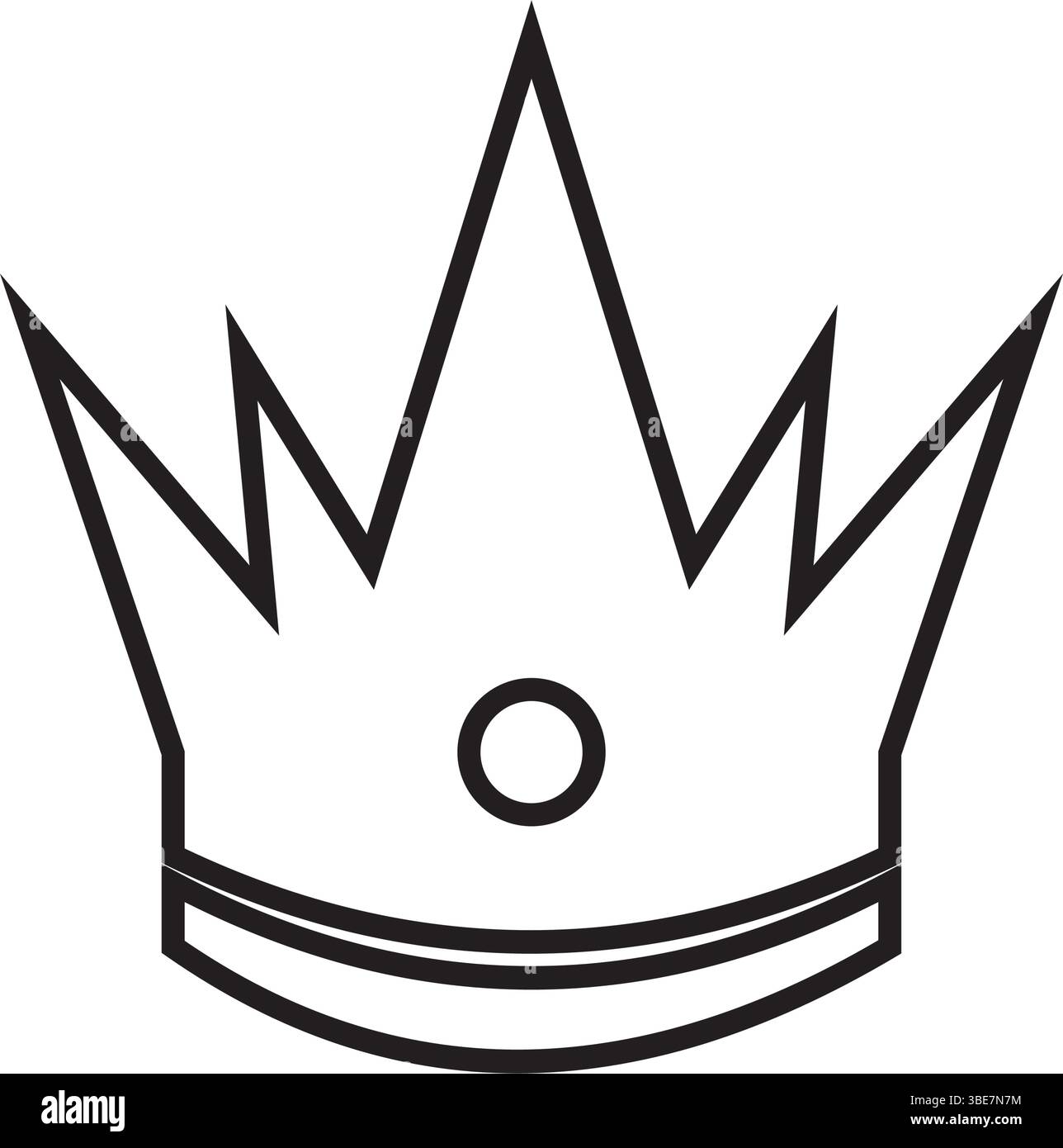 Crown logo. Silhouette Of Queen or King Crown Stock Vector Image & Art - Alamy